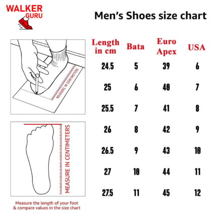SIZE CHART – WalkerGuru